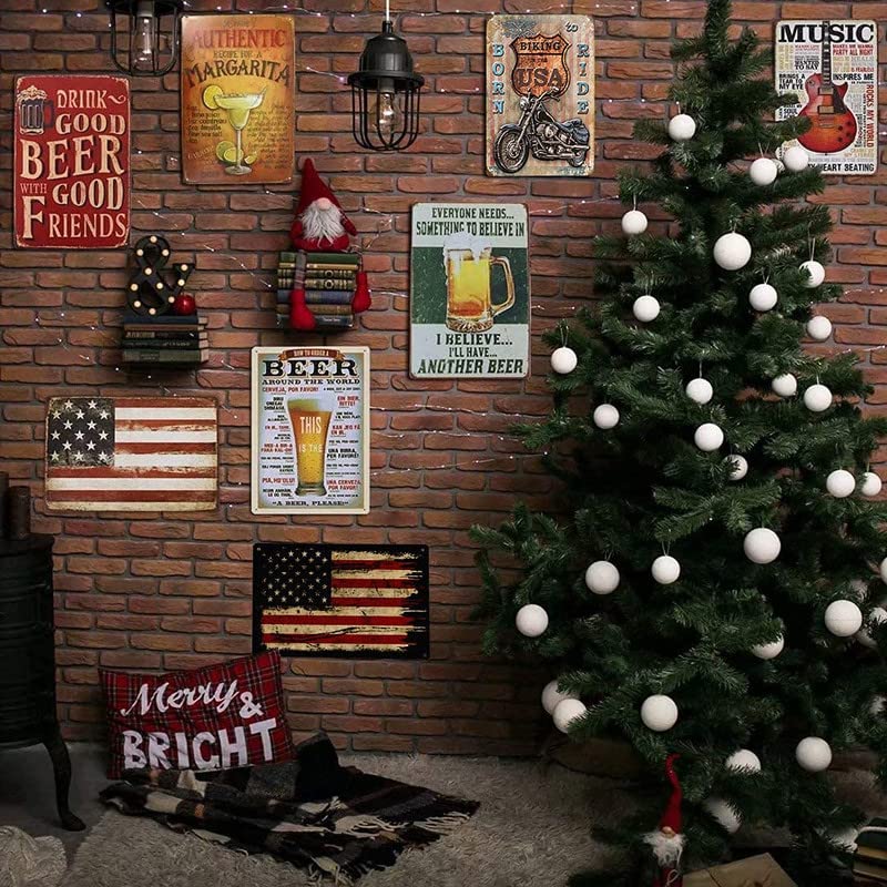 Scuba Shallow No Diving Funny Metal Sign Home Decor Wall Art Decoration for Garage Bar Restaurant Kitchen Cafe Pub 8x6in
