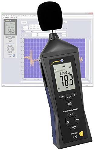 PCE-322A Sound Level Indicator Class II Decibel (dB) Meter with Data-Logging functionality from PCE Instruments