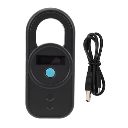Pet Tag Scanner, Accurate Recognition Pet Microchip Reader USB Interface Portable for Farm Management (Black)