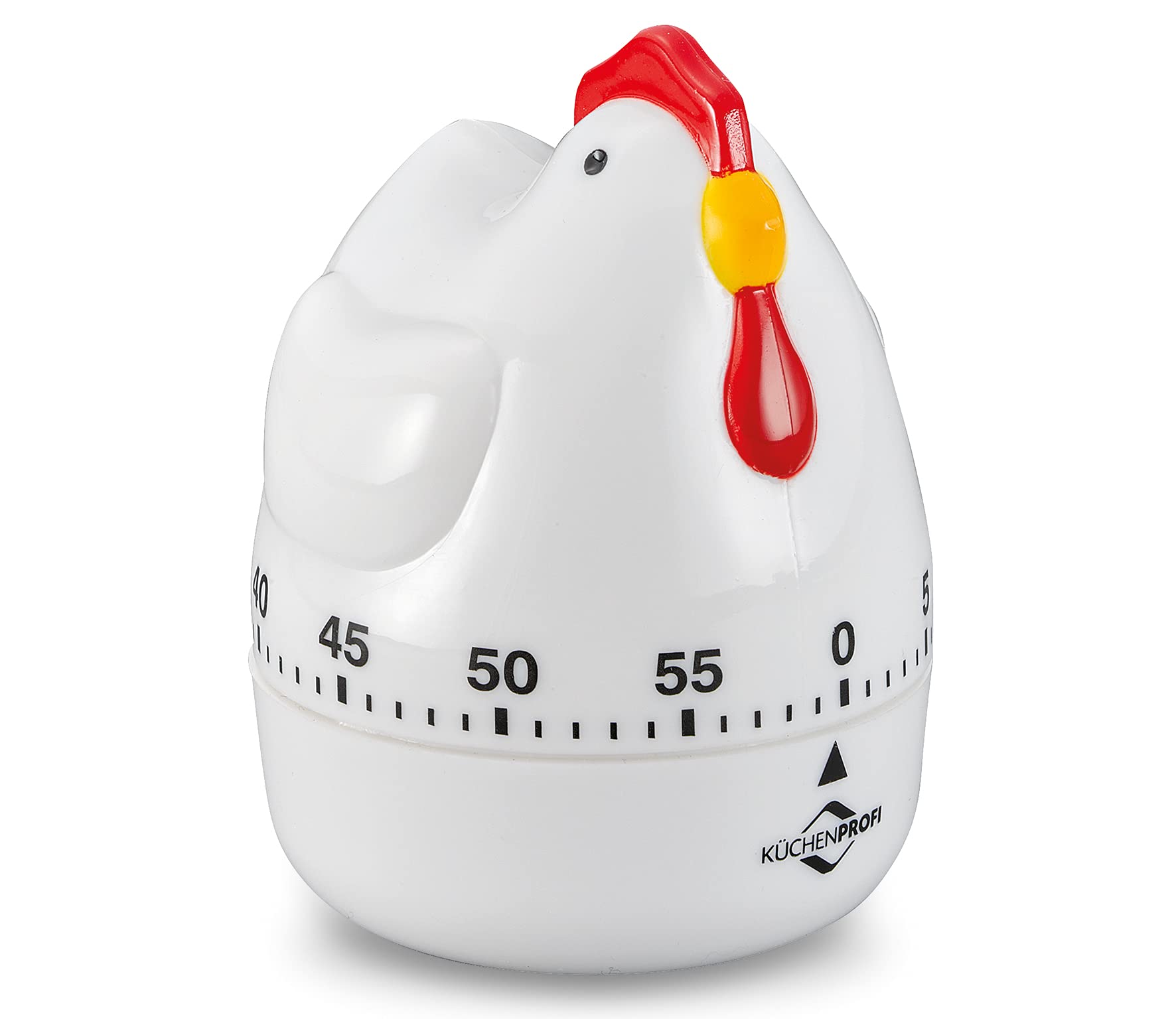 Küchenprofi Henriette Hen Manual 59 Minute Timer, 3.5 Inches, White