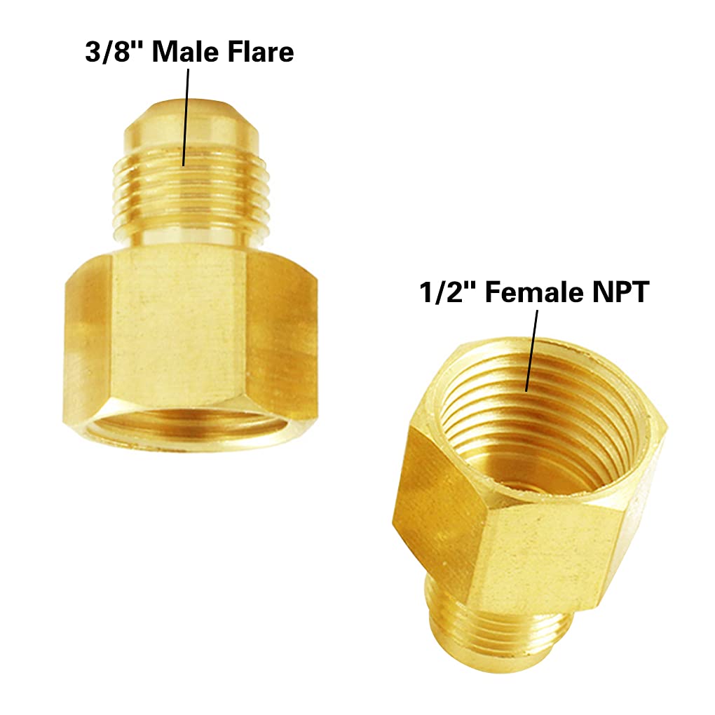 MOFLAME 4 Feet High-Pressure Propane 0-20 PSI Adjustable Regulator Hose Assembly with LP 1/2" Air Mixture Valve for Liquid Propane Fire Pits,Fireplace