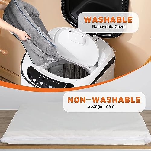 Sicilaien Dog Beds for Extra Large Dogs, Orthopedic Sofa Dog Bed with Removable Washable Cover&Nonskid Bottom, 7" Thick Head and Neck Support Dog Ded for Comfortable Sleep