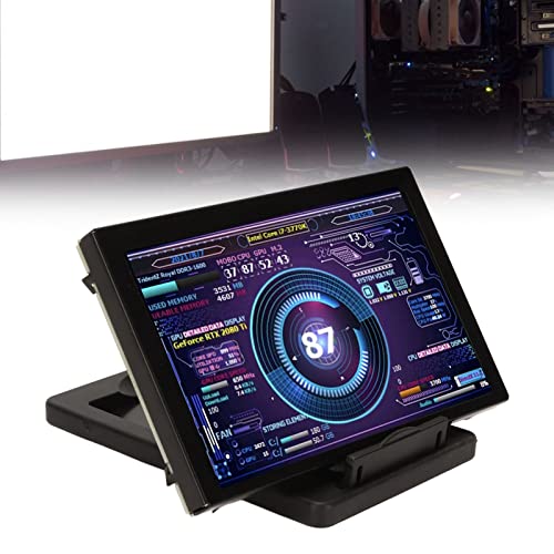 PUSOKEI 5 Inch IPS USB Mini Screen,AIDA64 Computer Temperature Display PC CPU Data Monitor,for Raspberry Pi for Linux for Windows
