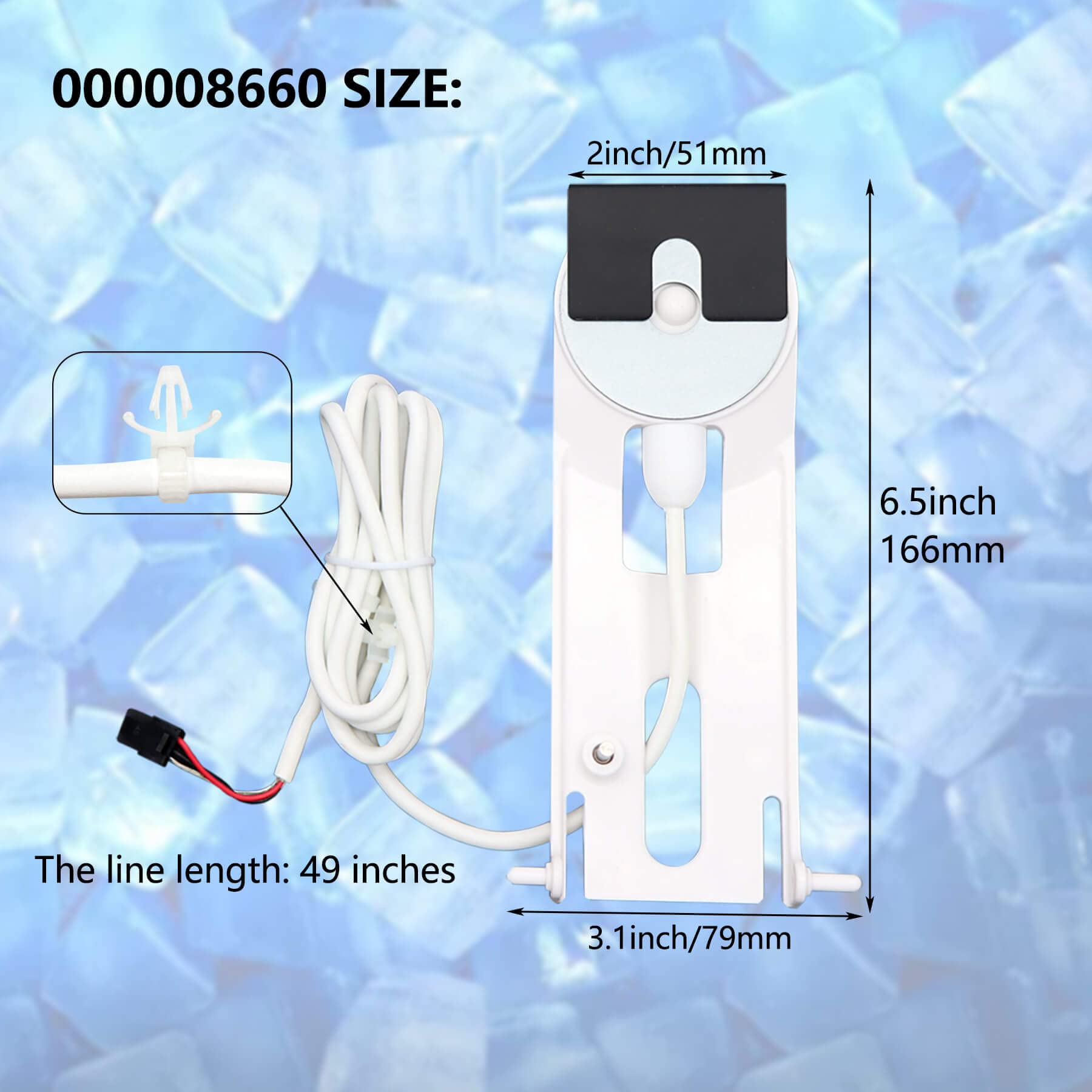 NIDAYE Upgraded 000008660 Ice Thickness Control Probe Assembly Fit for Manitowoc, Compatible with Indigo Series Ice Machine etc