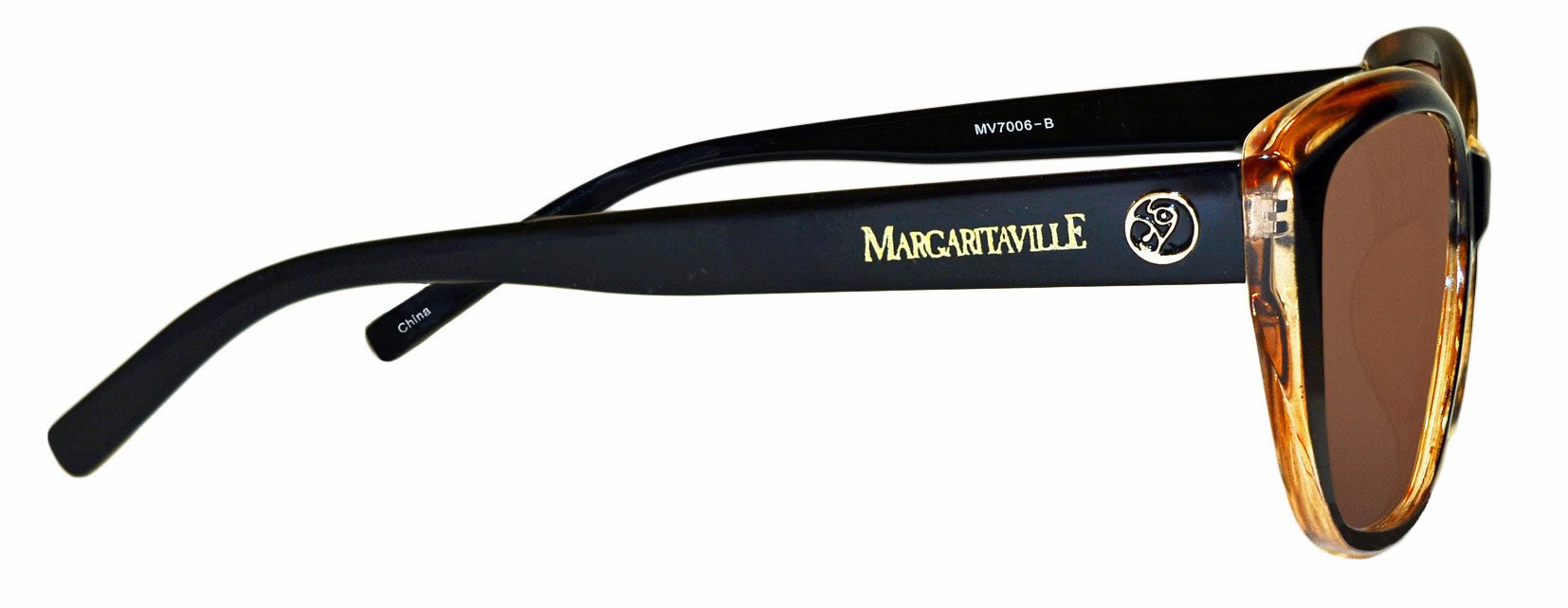Margaritaville womens Margaritaville Havana Daydreamin Polarized Rectangular Sunglasses Sunglasses, Brown, 55 mm US