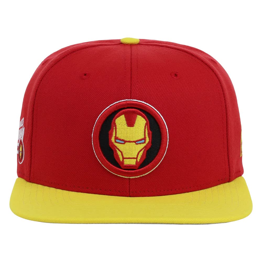 Marvel Iron Man Adult Fashion Adjustable Snapback Flat Bill Cap