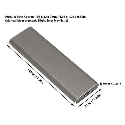 NVMe Enclosure Transmission USB C 3.1 Gen2 9Gbps NVMe SSD PC Computer Case for Data