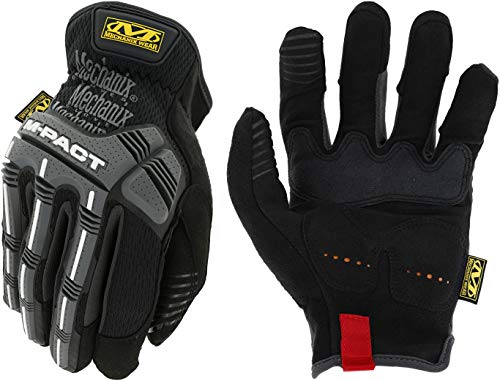 Mechanix Wear: M-Pact Open Cuff Work Gloves (X-Large, Black)