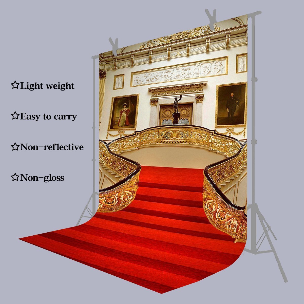 FUERMOR 5x7ft Red Carpet Background for Wedding Photography Backdrop Photo Video Props Event Supplies