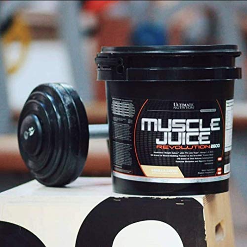 Ultimate Nutrition Muscle Juice Revolution 2600, Lean Muscle Mass Gainer Protein Powder with Glutamine, Whey Protein Isolate for Weight Gain, Time Release Carbohydrates, 11.1 Pounds, Chocolate