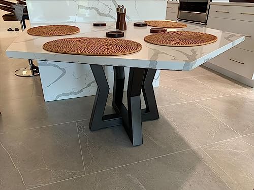 Metal Hourglass Style Trestle/Pedestal Base - Any Size and Color