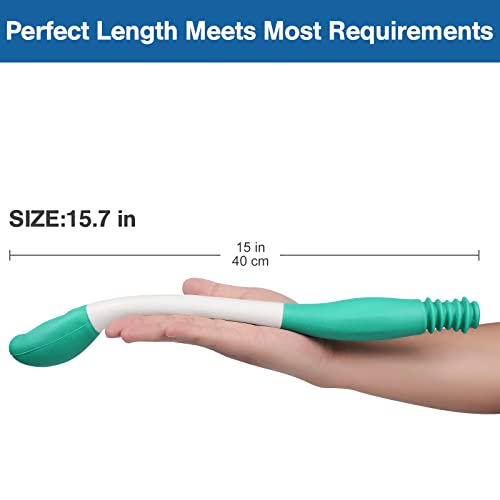 Long Reach Comfort Wipe Toilet Aids Tools, Bottom Wiper, Extends Your Reach Over 15" Grips Toilet Paper or Pre-Moistened Wipes