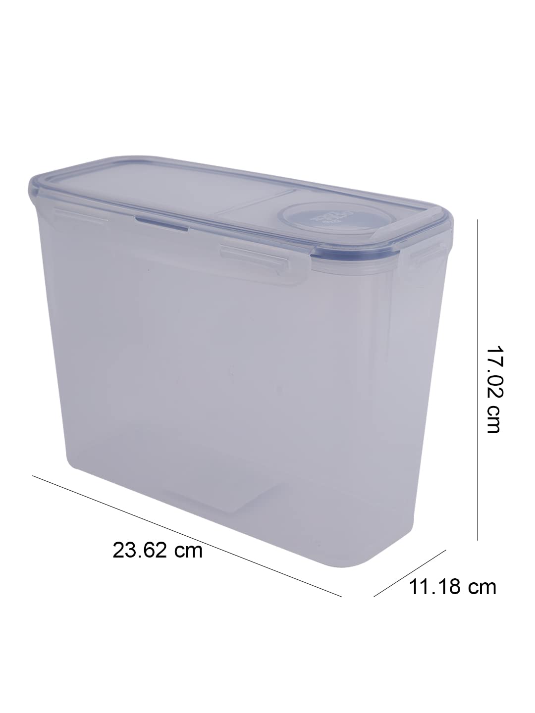 LocknLock Easy Essentials Food Storage with Flip Lid/Airtight container, BPA Free, 10.1-Cup, Clear