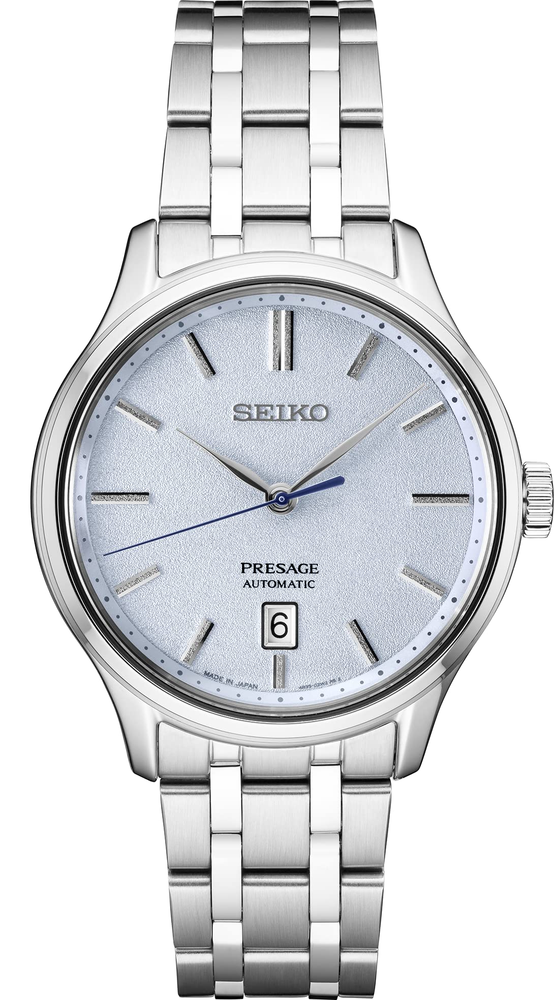 SEIKO Presage Japanese Garden Collection Automatic Stainless Steel Watch SRPF53 Silver