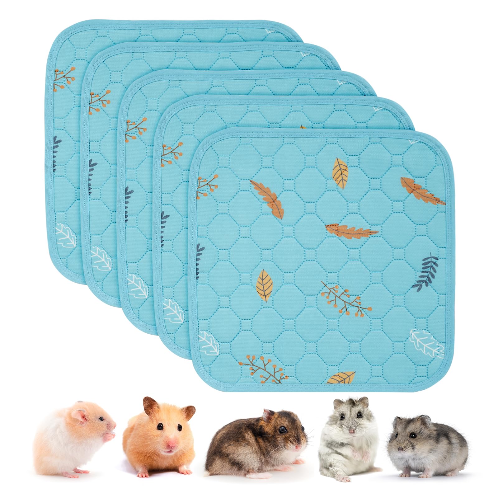 Sunheir Washable Pee Pads for Dogs - 2-Pack Thick Heavy-Absorbency Reusable Pee Pads Prevent Leakage Non-Slip, Waterproof Pet Training Pads for Puppy Playpen, Crate, Whelping Box, Potty Training, Blue