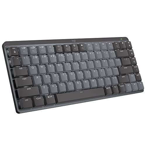 Logitech MX Mechanical Mini Clicky Keyboard (Graphite) Bundle with 3.0 USB Hub (2 Items)