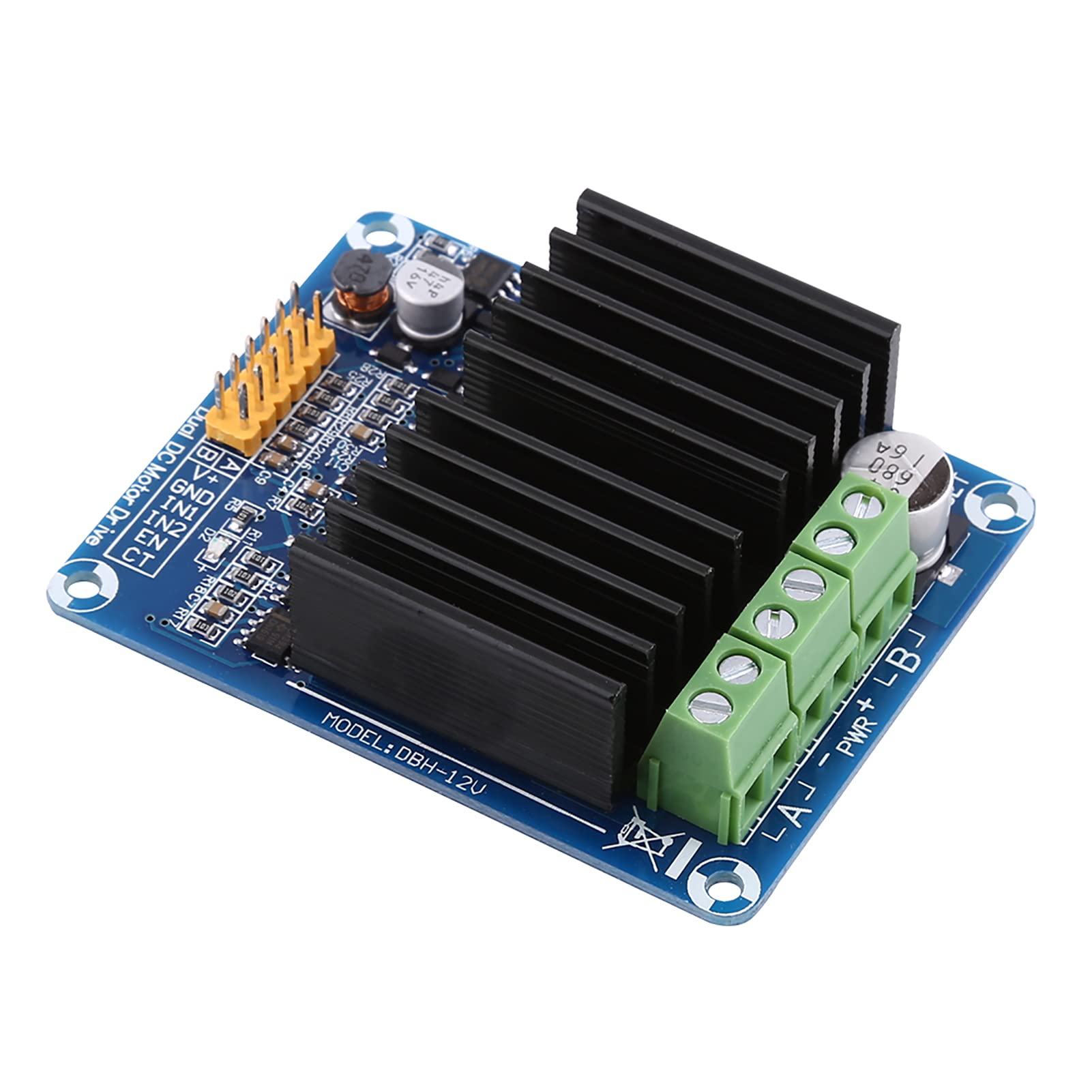 Motor Drive Controller, 1pc DC5-12V 0A-30A Dual Channel H Bridge Motor Driver Board Module for Arduino Smart Car Power
