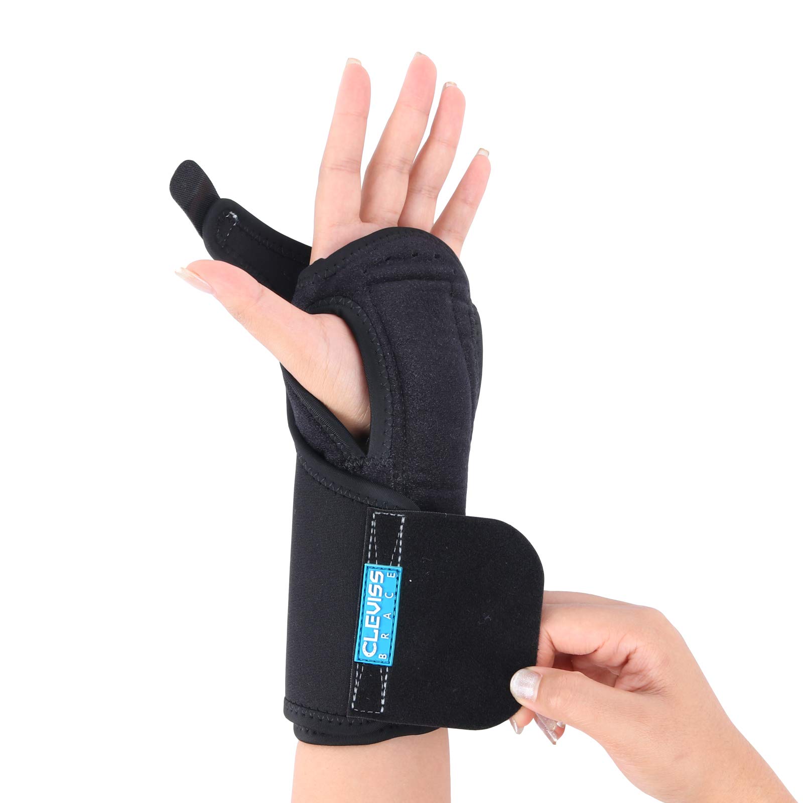 Night Sleep Wrist Brace for carpal tunnel, Adjustable Wrist Pain support for Men and Women- Fits Left & Right Hand - Wrist Sleep Support Stabilizer with Aluminum Splint for Injuries,Sprain (Pink)