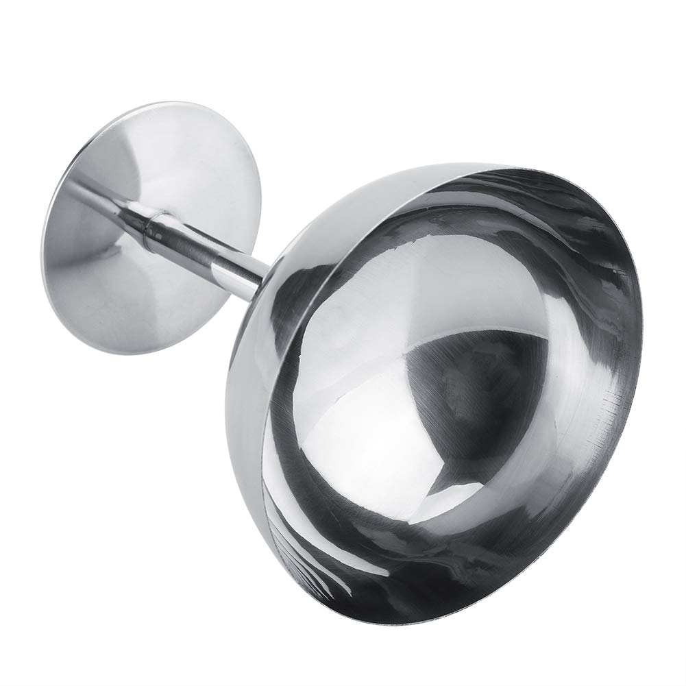 LIZEALUCKY Stainless Steel Ice Cream Goblet Cups Serving Dessert Dish Bowls for Salad Fruit Cereal Pudding for Home Hotel Restaurants Parties(Tall)