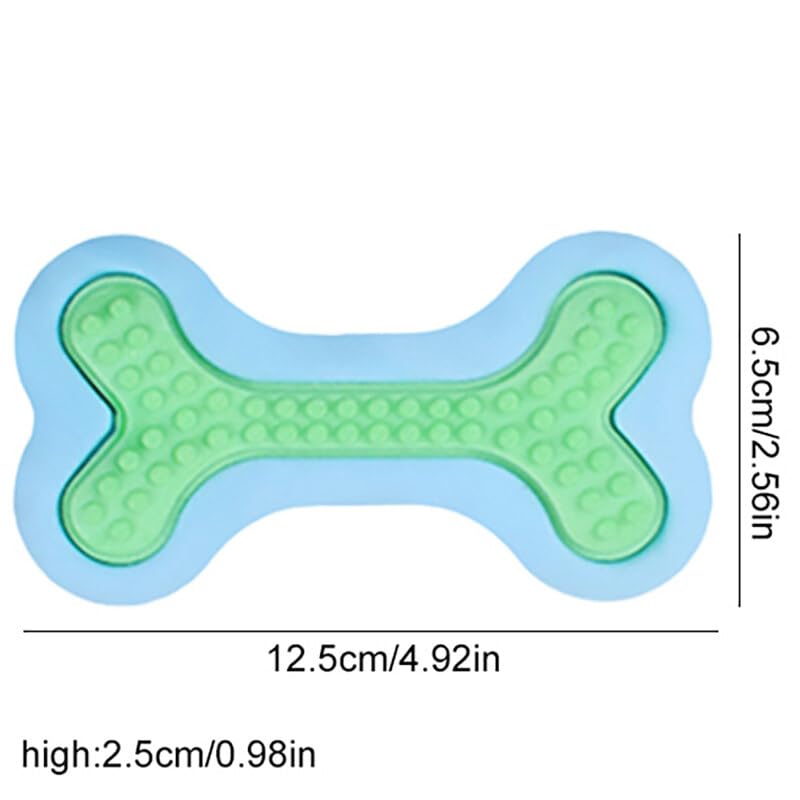 Rubber Toy for Puppy Teeth Cleaning - Interactive, Lightweight and Durable Pet Dental Health Chew Toy