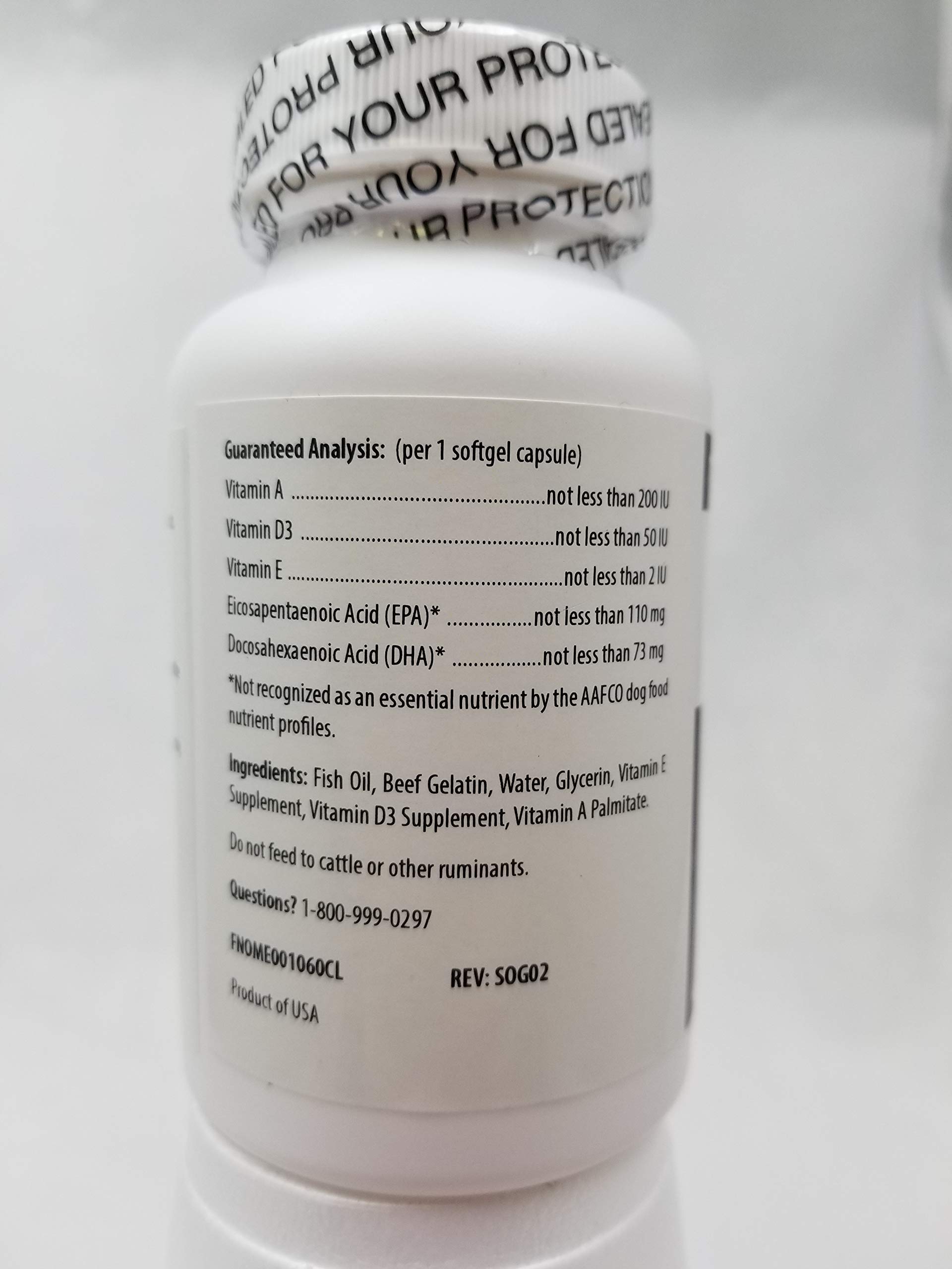 Piccardmeds4pets Derma-3 Softgels Omega-3 for Small Dogs and Cats 60 CT