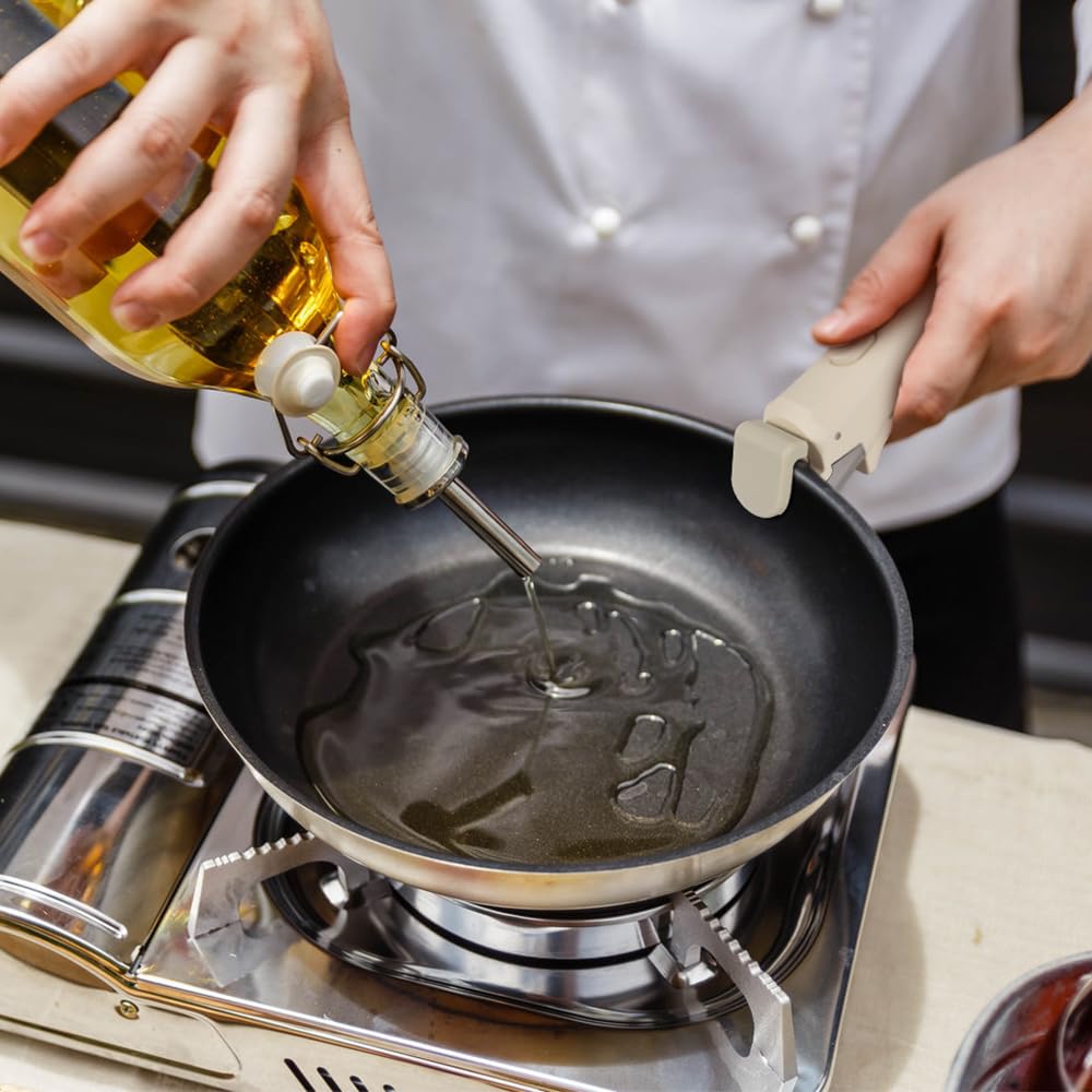 Removable Pan Handle,Detachable Removable Cookware Handle Replacement Anti-scald for All Cookware