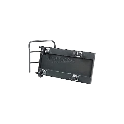 Global Industrial Platform Truck w/Steel Deck, 6" Rubber Casters, 48 x 24, 2000 Lb. Capacity