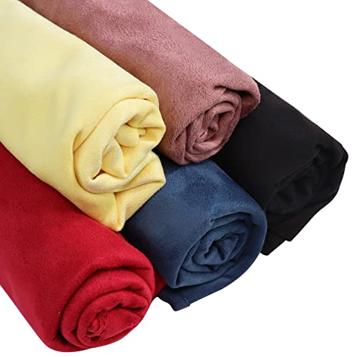 Softer Micro-Suede Fabric 36βx60β Dark Pink Synthetic Suede Sheet More Durable for Interior Upholstery,Sofa,Curtains,Car Seat,DIY Crafts (Dark Pink)