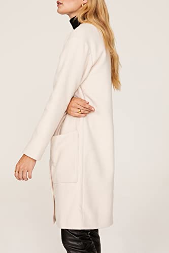Thakoon Collective RTR Design Collective Pocket Front Coat, Off-White, X-Large