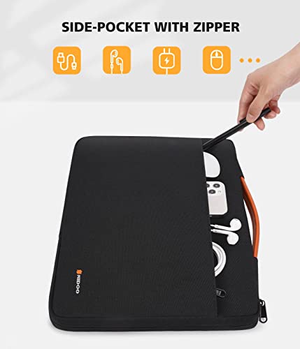 NIDOO Laptop Sleeve 15.6 inch Computer Bag for 15.6" Lenovo Legion 5 / Legion Slim 7 / ThinkPad T15 E15 / 16" Legion 7i / Legion 5 Pro / IdeaPad 3i / 16.1" Gaming 16 / Acer Dell Carrying Case, Black