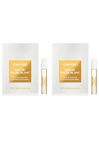 Tom Ford Eau De Soleil Blanc Eau De Toilette ~ Sample Duo ~ each 0.05 fl oz/total 0.1 fl oz