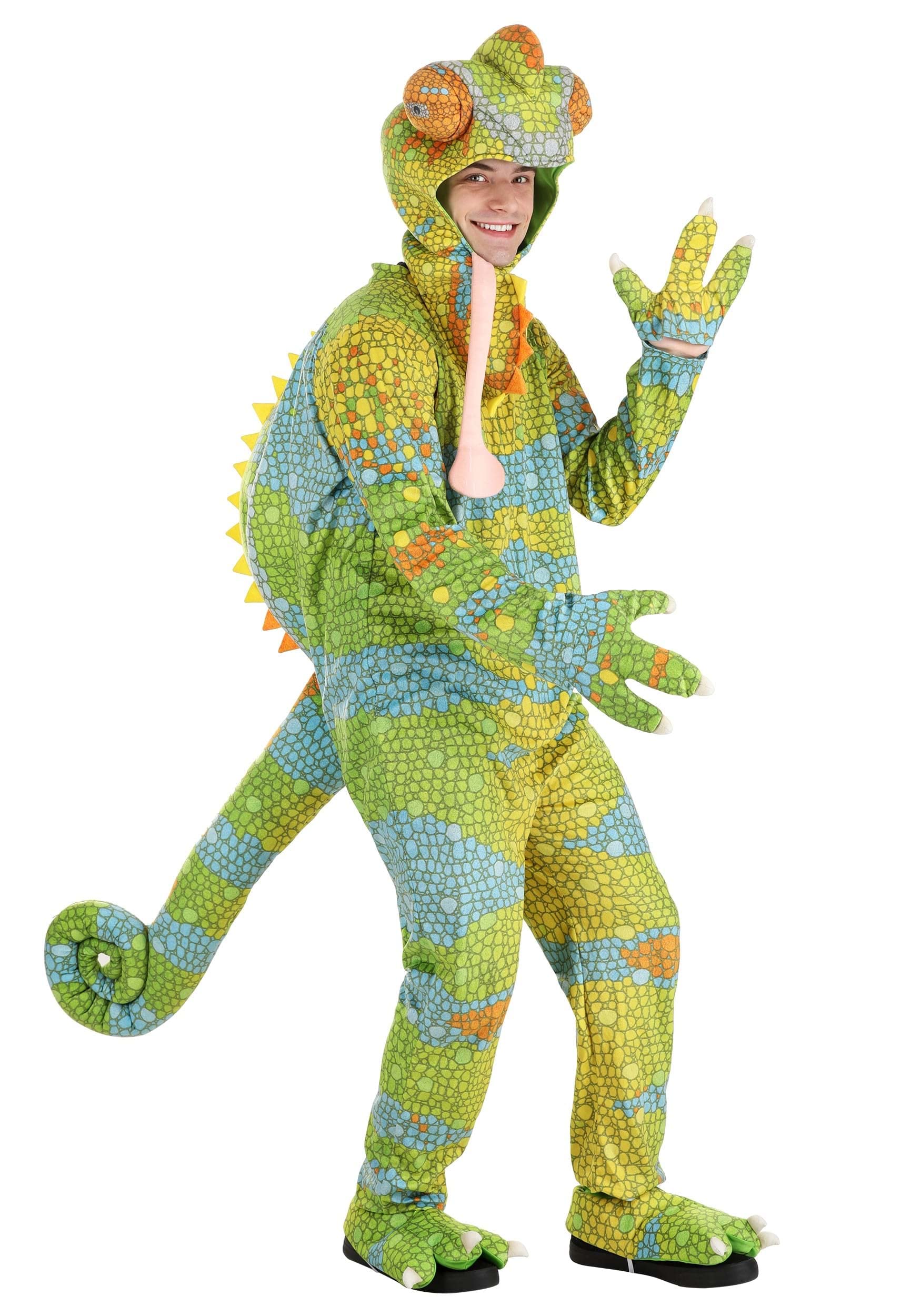 Fun Costumes Realistic Adult Chameleon Costume X-Large