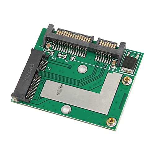 Rengu Mini PCIe SSD Adapter, MSATA 6.0 Gbps SSD to 2.5 Desktop Adapter Card