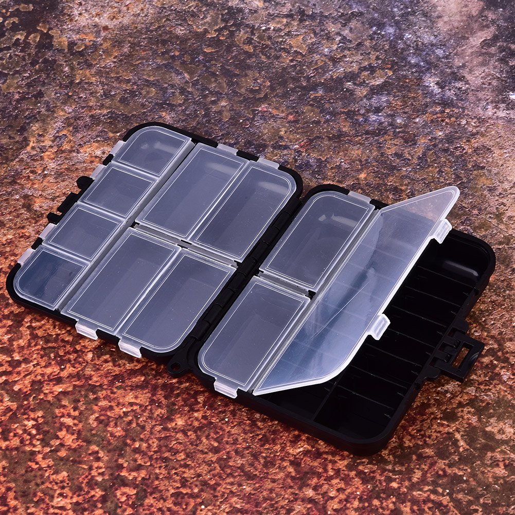 Fishing Lure Box, Bait Box Waterproof Portable Fishing Lure Tackle Hook Bait Storage Box Case With Compartments for Fishing