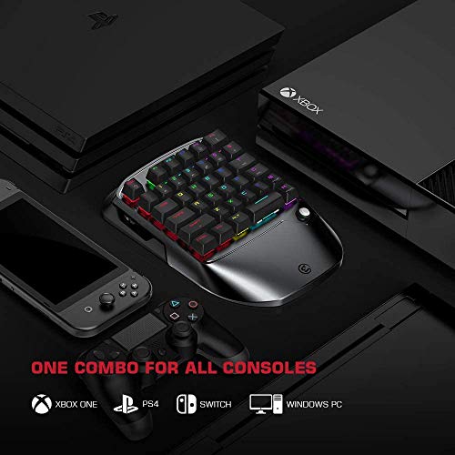 GameSir VX2 AimSwitch Gaming Keypad and Mouse Combo for Xbox Series X PS4 Xbox One Nintendo Switch Game Console, Wireless Controller Adapter with TTC Red Switch Keyboard for PUBG/Fortnite/COD