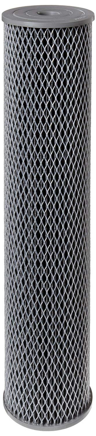 Pentek NCP-20BB Pleated Carbon-Impregnated Polyester Filter Cartridge, 20" x 4-1/2", 10 Microns (Pack of 2)