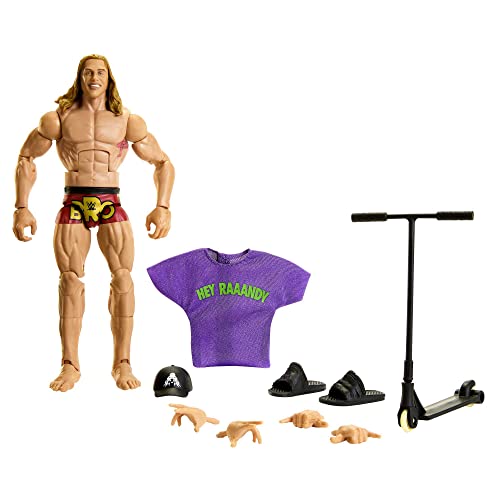Mattel WWE Riddle Elite Collection Action Figure, Deluxe Articulation & Life-like Detail with Iconic Accessories, 6-inch