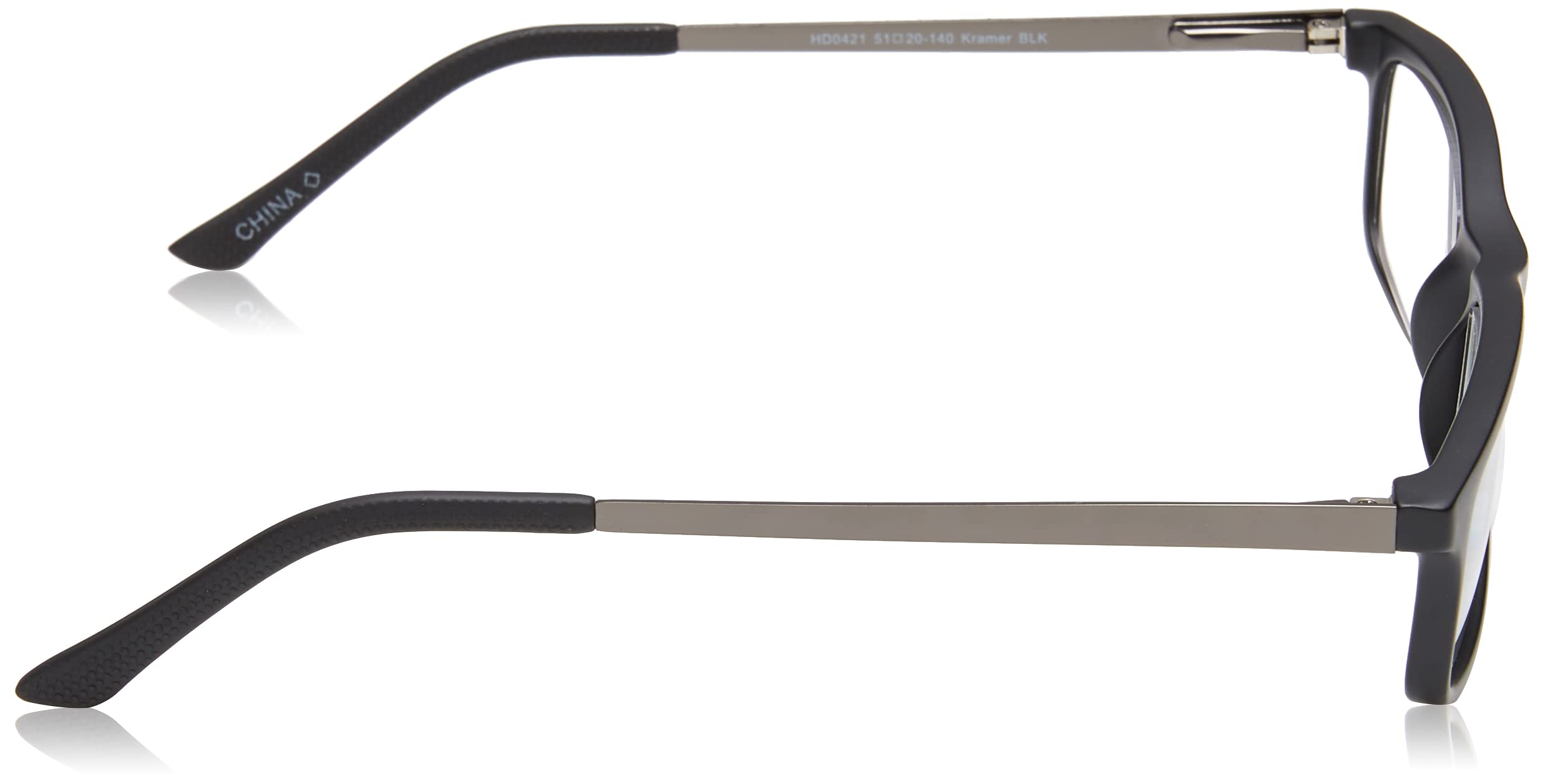 Foster Grant mens Kramer E.readers™ Glasses Reading Glasses, Matte Black/Transparent, 51 mm US
