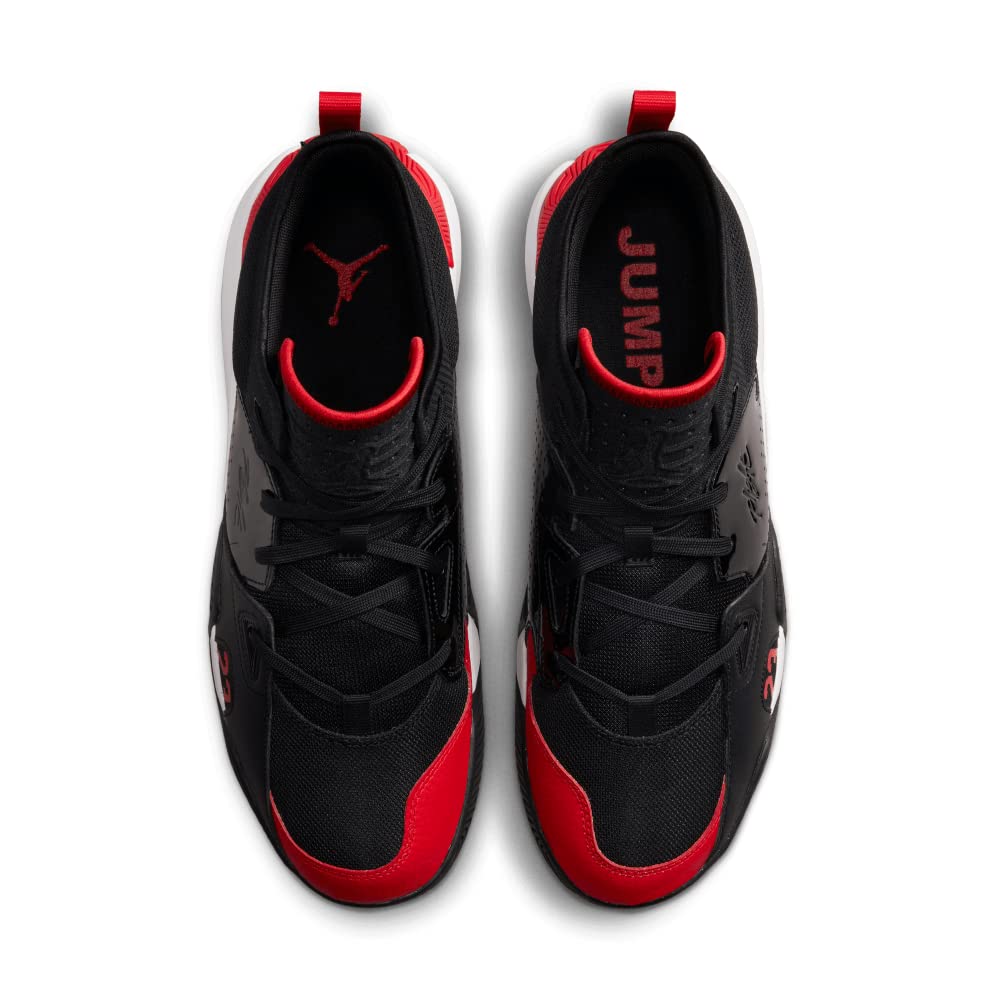 Nike Mens Jordan Stay Loyal 2 Running, BLACK/WHITE-UNIVERSITY RED, 9 UK (9.5 US)