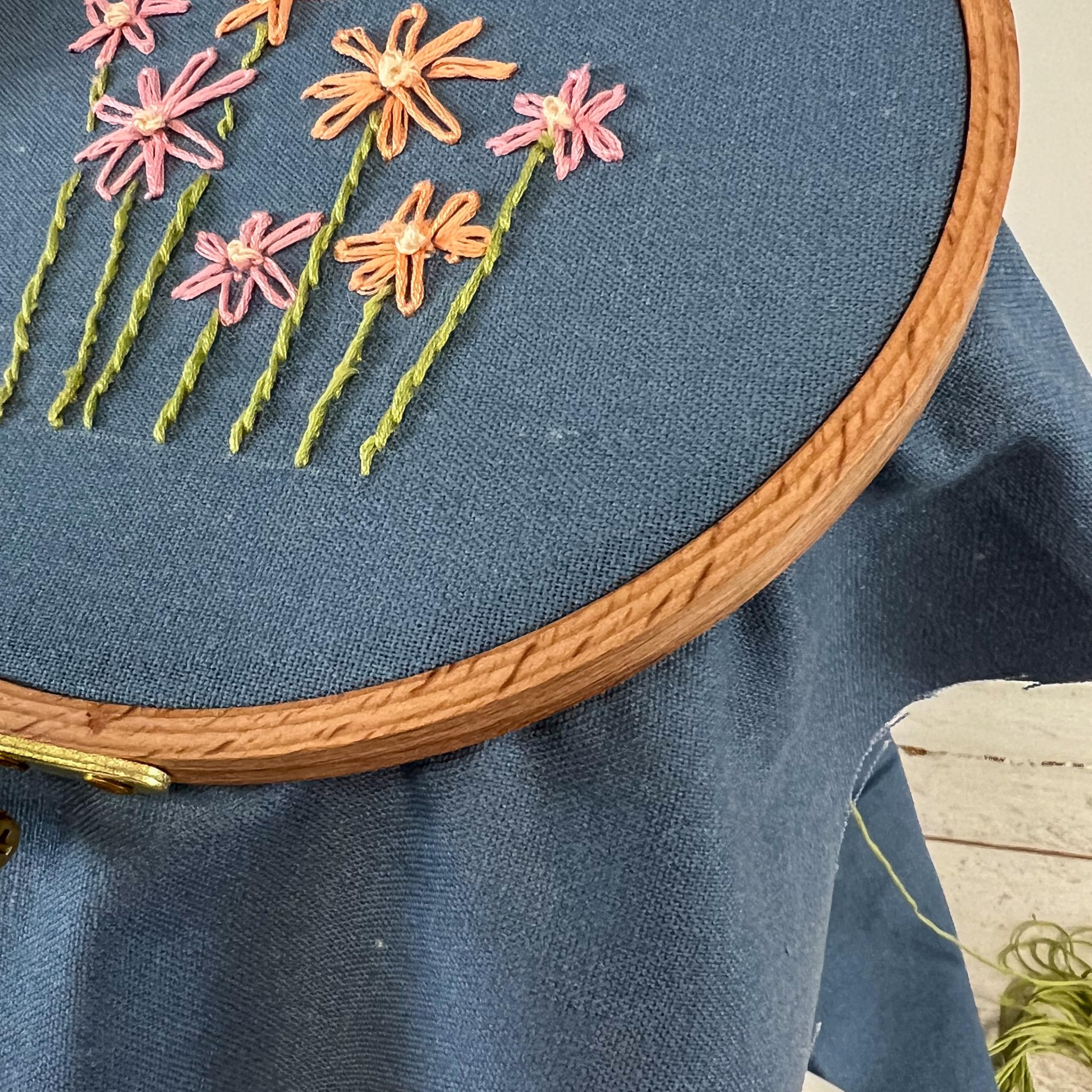 Threadart Linen Fabric by The Yard - Embroidery Fabric - Premium Cotton Linen Fabric for Embroidery, Cross Stitch, Apparel, Linen Canvas, Home Décor - 55" Width - Natural