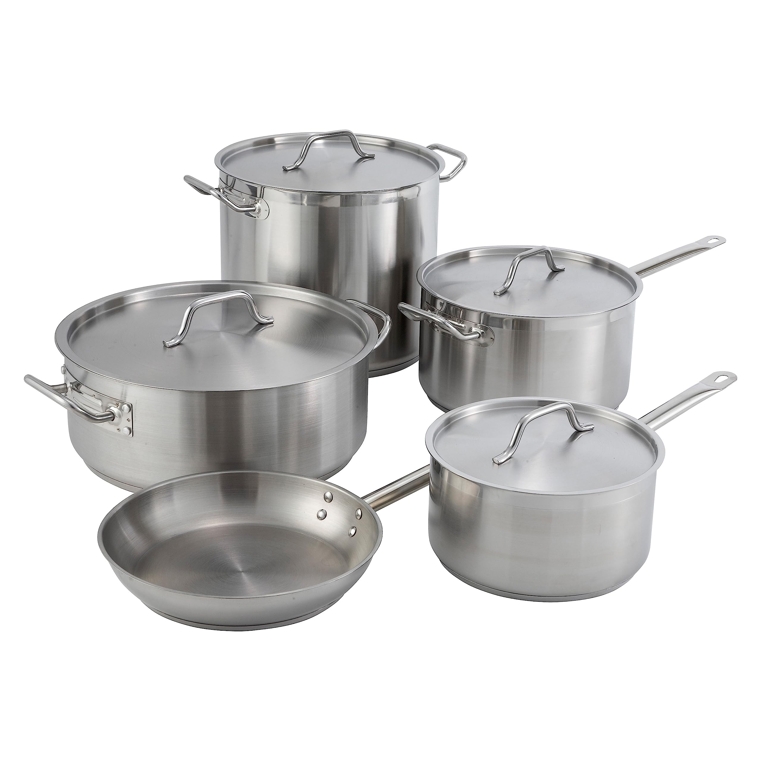 Winware SSFP-11 FryPanSS, 11 Inch, Stainless Steel
