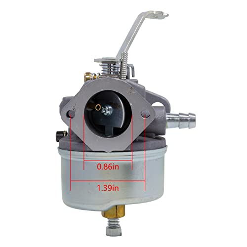 NIMTEK 632230 Carburetor for Tecumseh 631067 631828 632076 632272 5HP 6HP H30 H50 H60 HH60 4 Cycle Engine Snow Blower Troy Bilt Horse Tillers