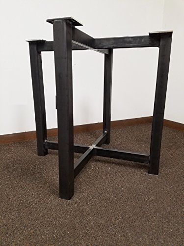 Metal Trestle Style Steel Table Base - Any Size and Color