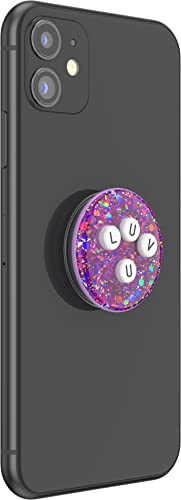 PopSockets Phone Grip with Expanding Kickstand, Graphic PopGrip - Alphabet Soup LUV