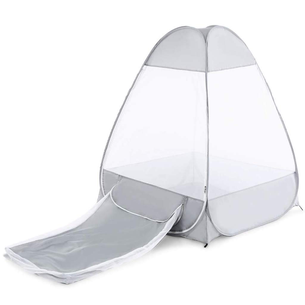 Gbyao Tent Outdoor Mosquito Net Meditation Camping Tent Single Sitting Separate Outdoor Protective Hut Quick Folding Camping Tent Yoga Supply