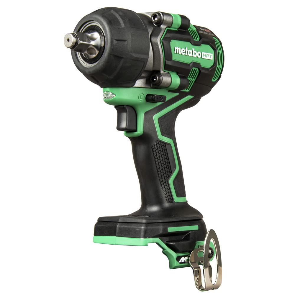 Metabo HPT 36V MultiVolt ½-Inch Mid-Torque Cordless Impact Wrench | Tool Only, No Battery | 4-Stage Speed Selection | Brushless Motor | IP56 Compliant | WR36DEQ4