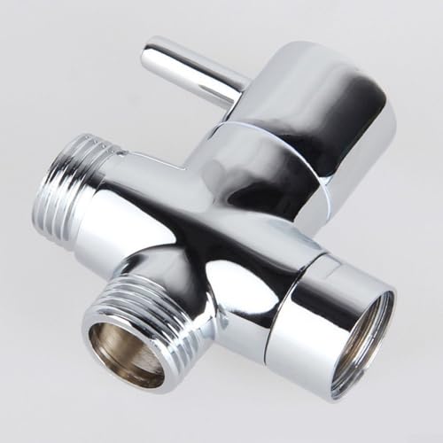 T-adapter Copper Water Separator 3-Way Valve T-Valve Adapter For Diverter Bath Toilet Bidet Sprayer Shower Head