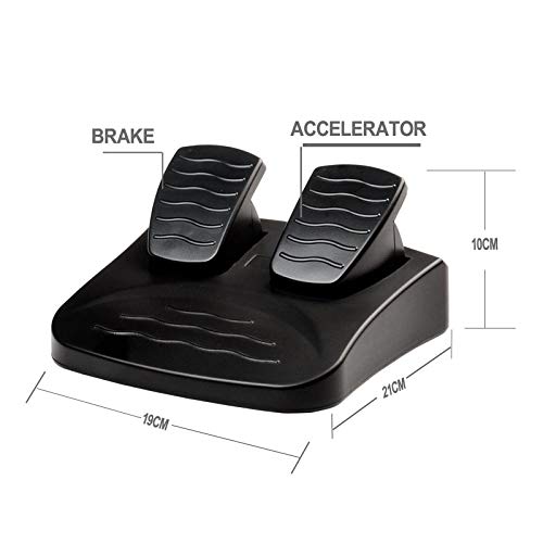 GAMEMON 8IN1 Racing wheel compatible with Playstation4 PS4/Playstation3 PS3/PC/Xbox 360/Xbox One/Nintendo Switch/Android with gear and foot pedal
