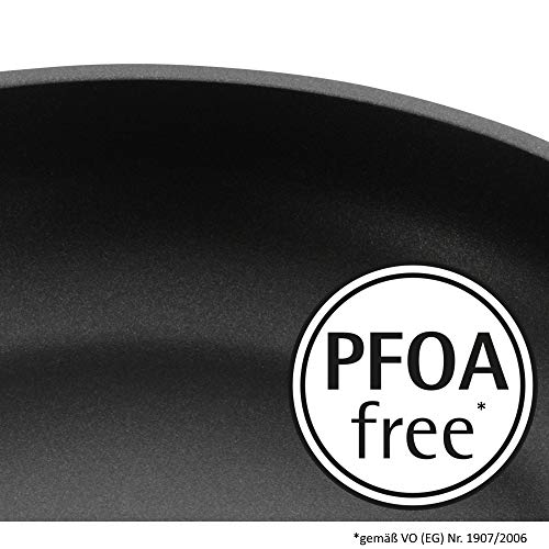WMF 733646299 Devil Hand Wash Frying Pan Teflon Platinum coating 24 cm Diameter Devil Stainless Steel Cromargan Stainless Steel Suitable for Induction, Stainless Steel, Silver, 46 x 26 x 8,19999999999