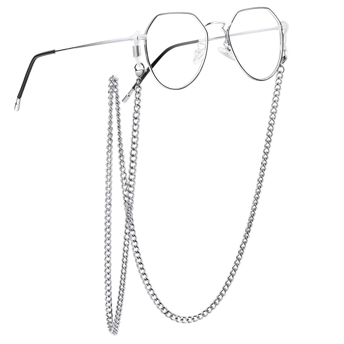 Glasses Chain for Men 28" Stainless Cuban Chain Eye Glasses Chains for Women